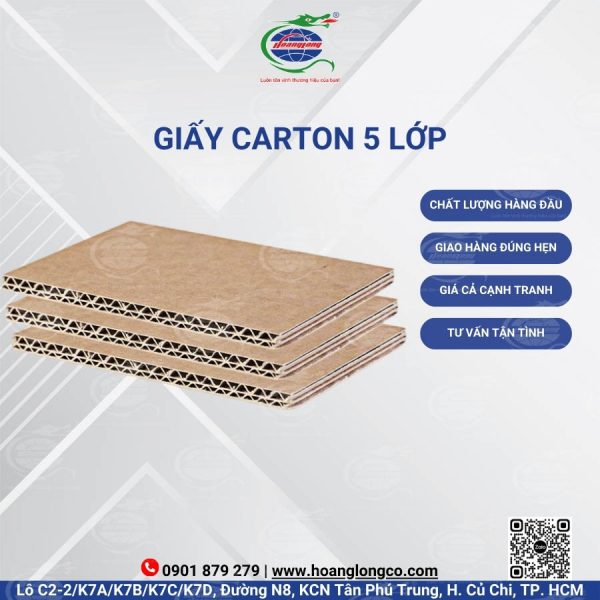 Giấy Carton - Hoàng Long